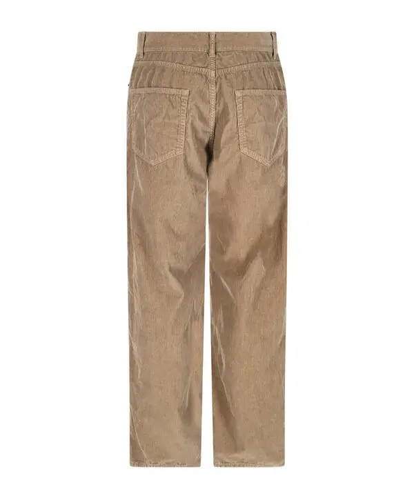 THE ROW Rossen Corduroy Chino Trousers - Brown