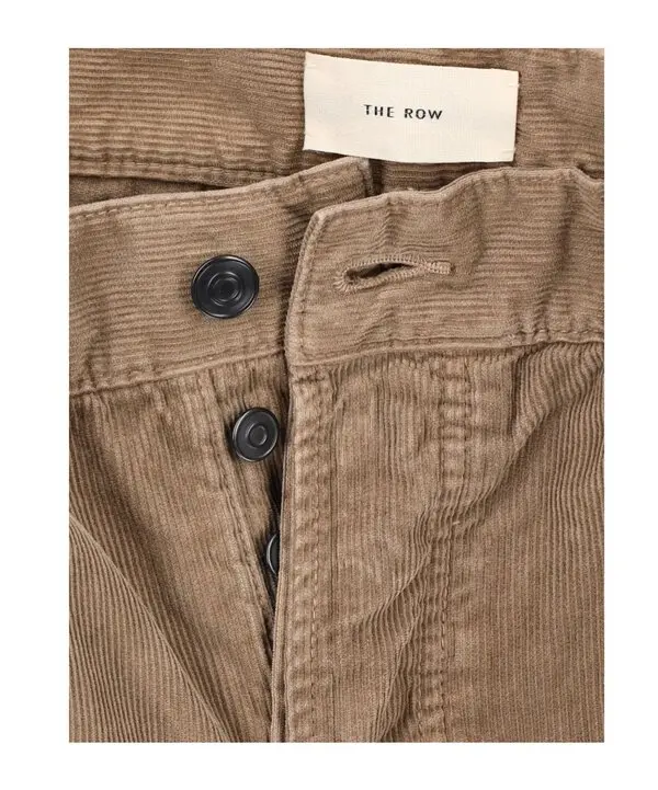 THE ROW Rossen Corduroy Chino Trousers - Brown