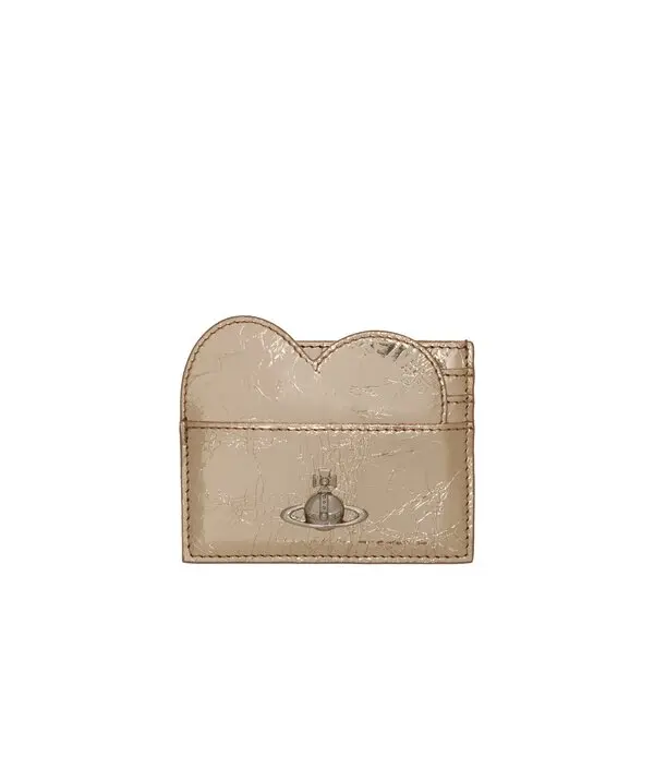 VIVIENNE WESTWOOD Heart Card Holder - Gold