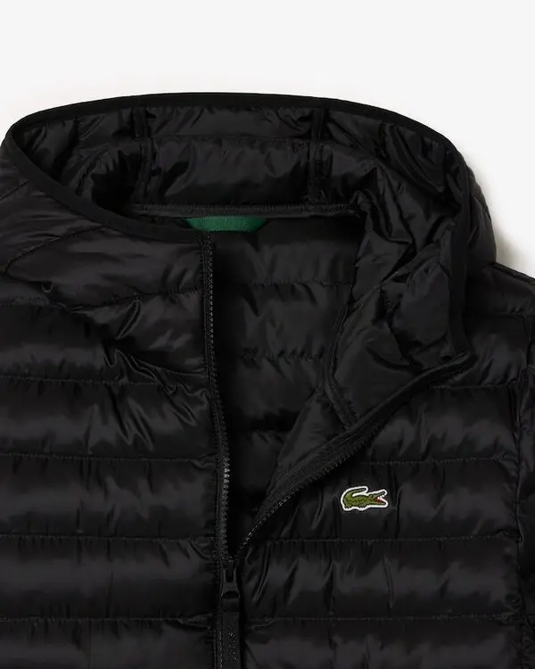 Lacoste Water-repellent Padded Hooded Jacket