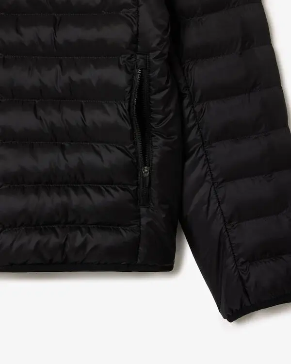 Lacoste Water-repellent Padded Hooded Jacket