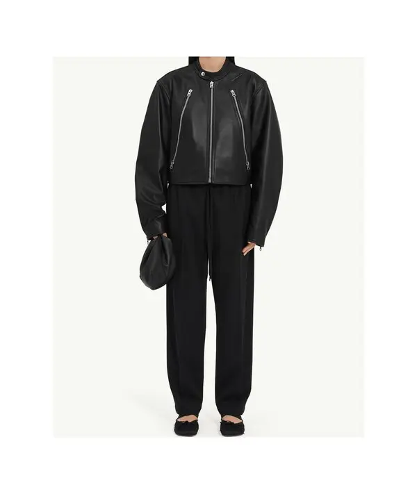MAISON MARGIELA Cropped Zip-up Jacket