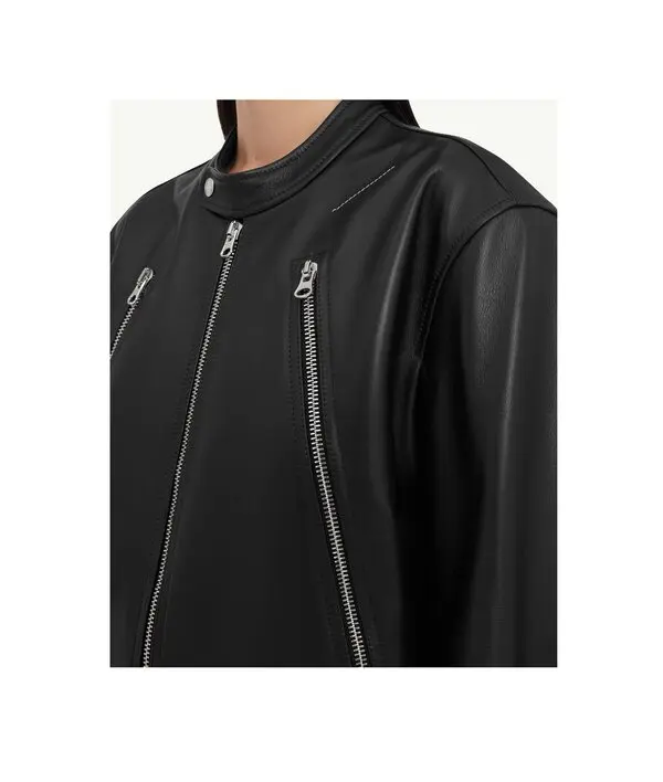 MAISON MARGIELA Cropped Zip-up Jacket