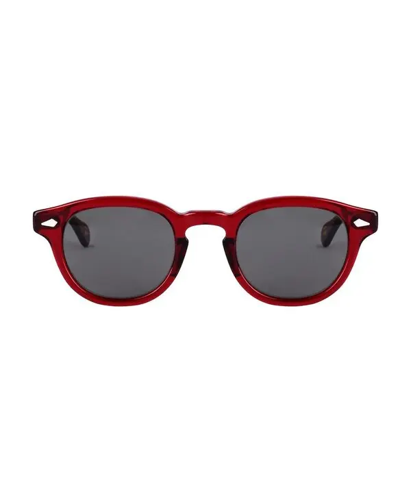 MOSCOT Lemtosh Oval Frame Sunglasses - Gray