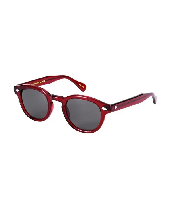 MOSCOT Lemtosh Oval Frame Sunglasses - Gray