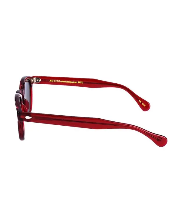 MOSCOT Lemtosh Oval Frame Sunglasses - Gray