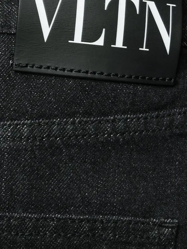 Valentino Garavani Logo Straight Jeans