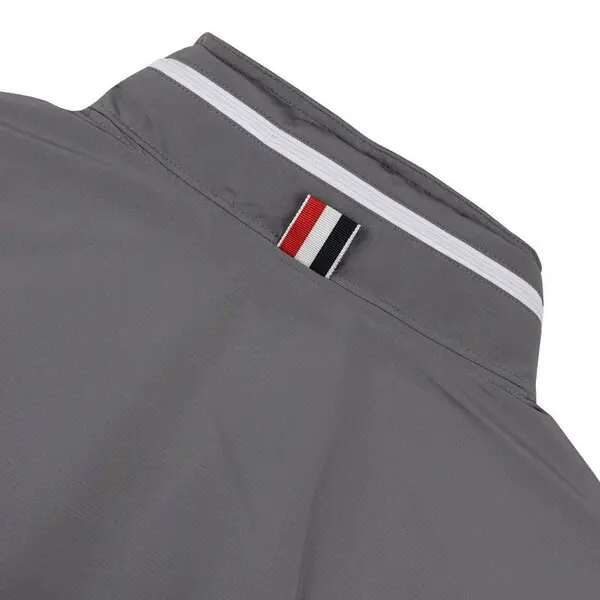 Thom Browne Zip-up Hooded Jacket With Signature Stripes