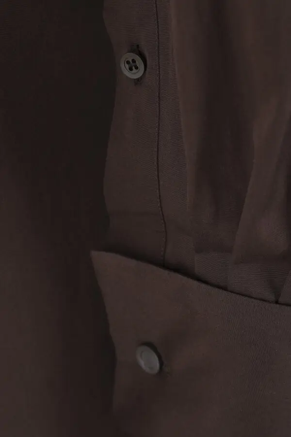 Dries Van Noten Long-sleeve Shirt - Dark Brown