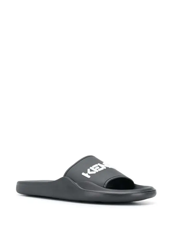 Kenzo Logo Embossed Slip-on Sandals