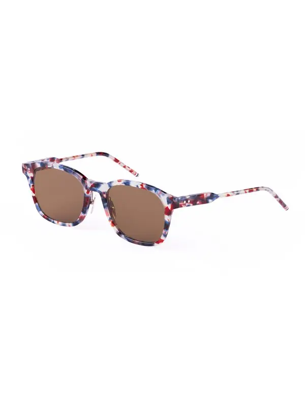 Thom Browne Tortoiseshell-effect Sunglasses - Pink