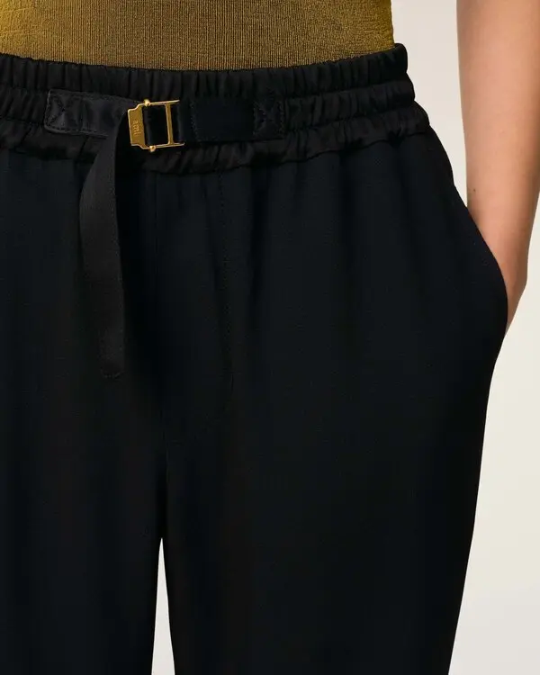 Ami Flare Fit Elasticated Trousers
