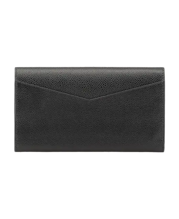 Thom Browne Logo Printed Envelope Continental Wallet