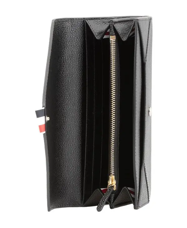 Thom Browne Logo Printed Envelope Continental Wallet