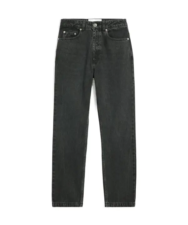 Ami Logo Patch Straight Leg Jeans
