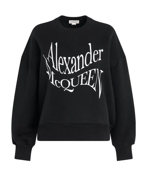 Alexander McQueen Logo Print Sweatshirt