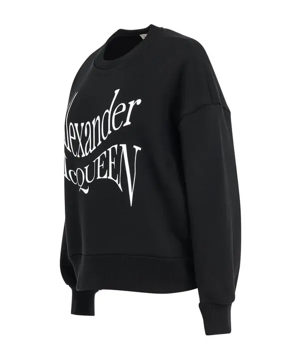 Alexander McQueen Logo Print Sweatshirt