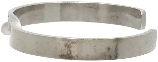 MAISON MARGIELA Logo Engraved Twisted Bracelet