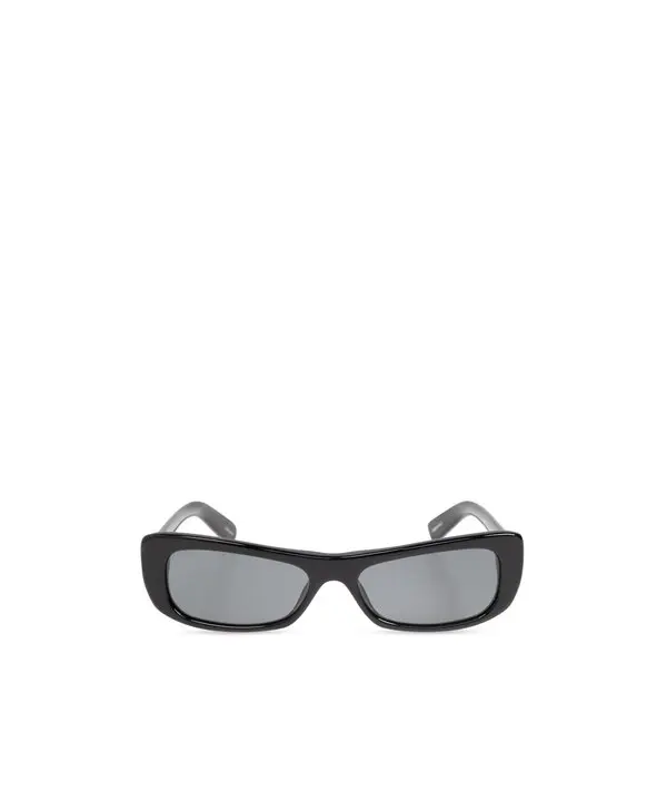 Jacquemus Full Frame Patterned Temple Sunglasses - Black