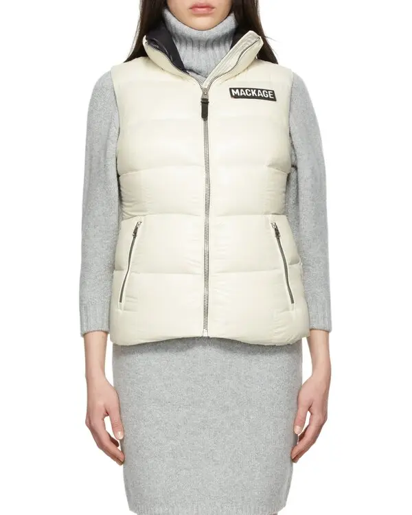Mackage Logo Quilted Down Vest