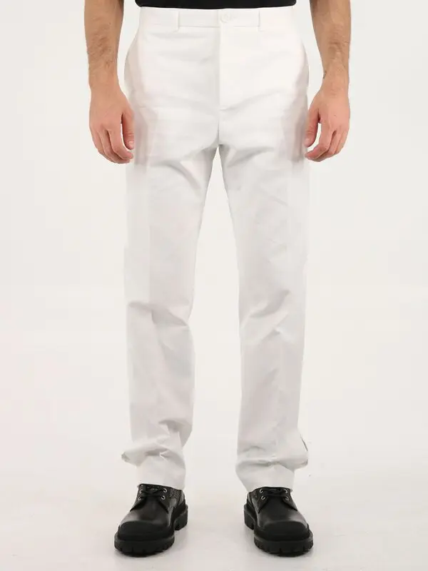 Dior Ankle Slit Detailed Trousers