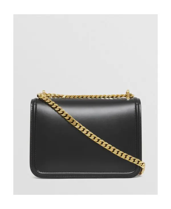 Burberry Small Tb Leather Bag With Metal Chain Strap