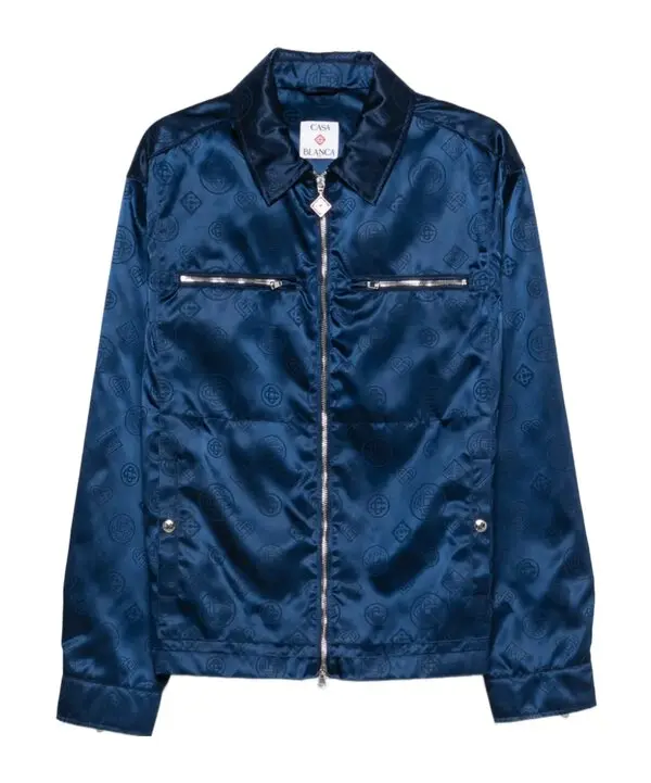Casablanca Allover Pattern Zip Jacket