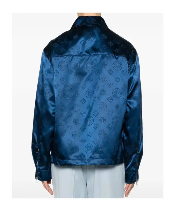 Casablanca Allover Pattern Zip Jacket