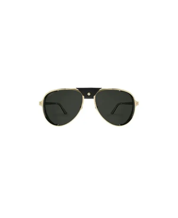Cartier Aviator Frame Sunglasses - Black
