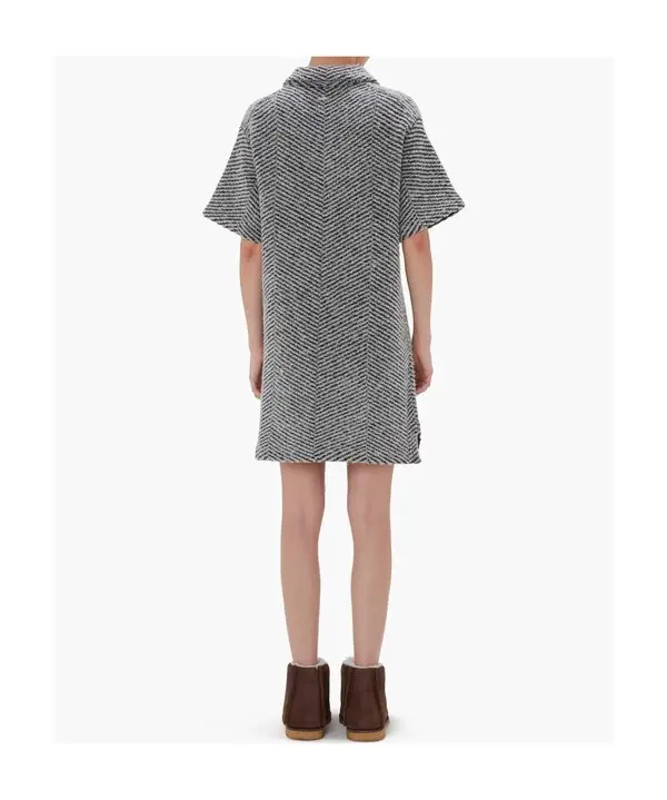 J.W.ANDERSON Logo-plaque Knit Polo Dress