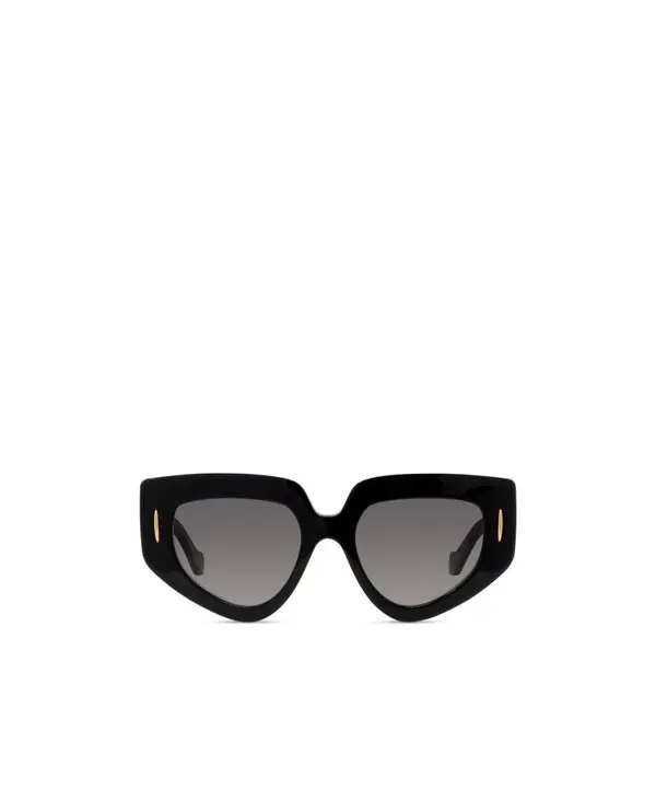 Loewe Anagram Geometric Frame Sunglasses - Black