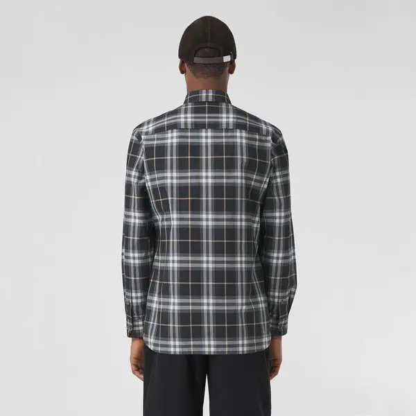 Burberry Button-down Checked Shirt