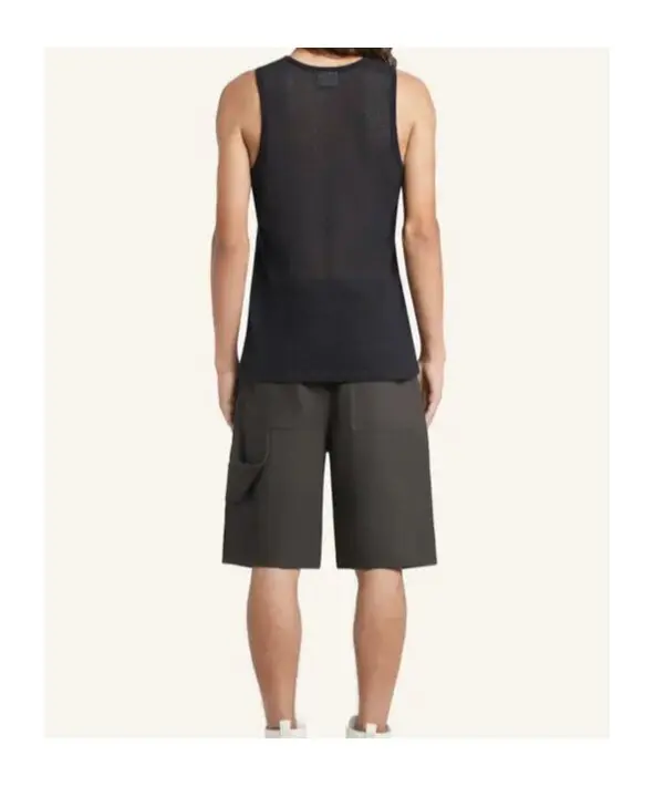 COURREGES Courrèges Printed Mesh Tank Top