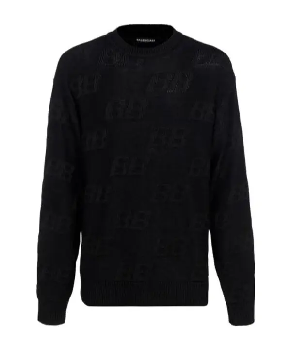 Balenciaga Bb Jacquard Sweater