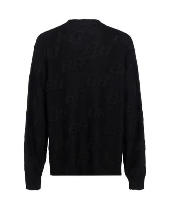 Balenciaga Bb Jacquard Sweater