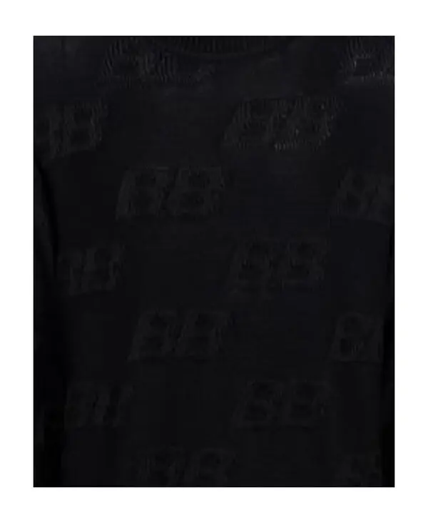Balenciaga Bb Jacquard Sweater