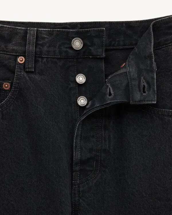 Saint Laurent 90's High Waist Baggy Jeans