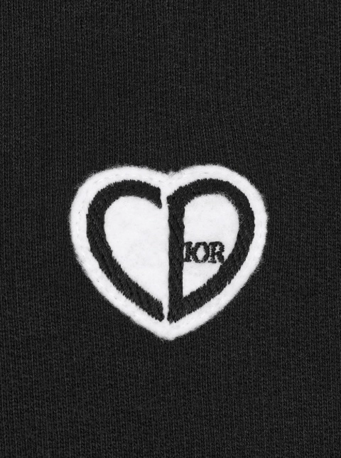 Dior Embroidered Logo Pullover - Black