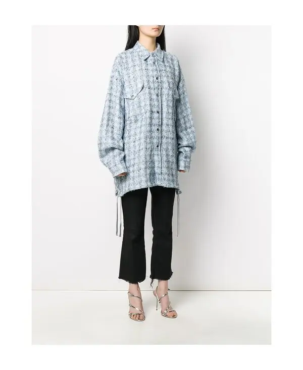 Faith Connexion Plaid Long-sleeved Shirt