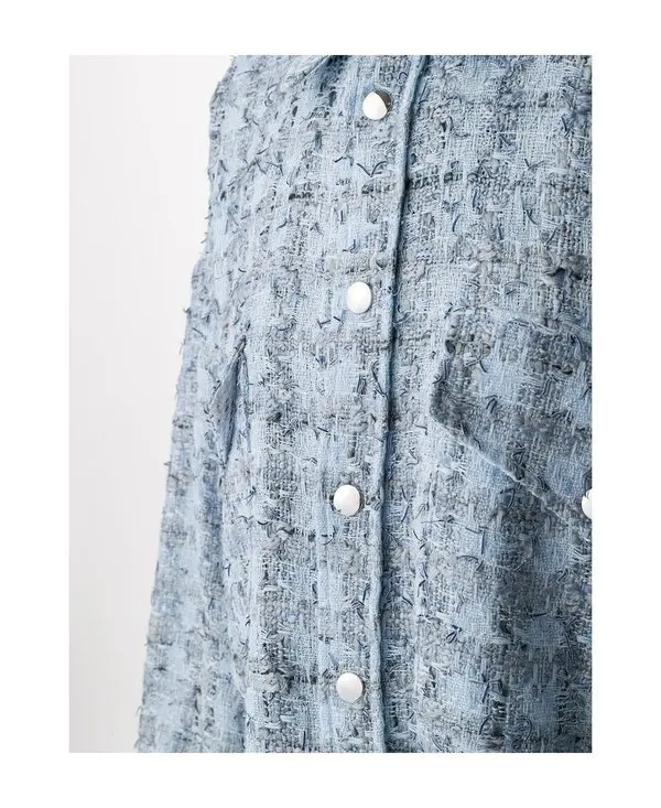 Faith Connexion Plaid Long-sleeved Shirt