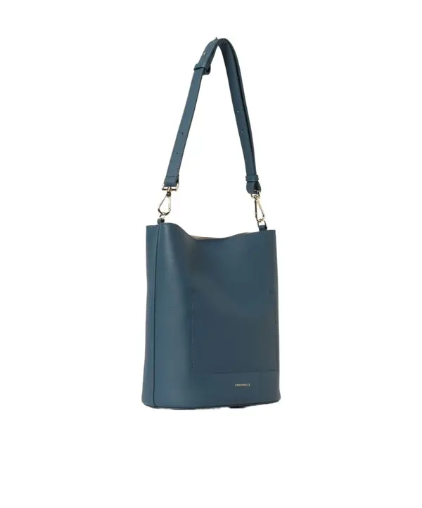 COCCINELLE Medium Nikla Turn-lock Shoulder Bag - Deep Blue