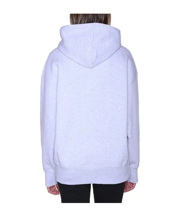 MSGM Logo Print Hooded Sweatshirt