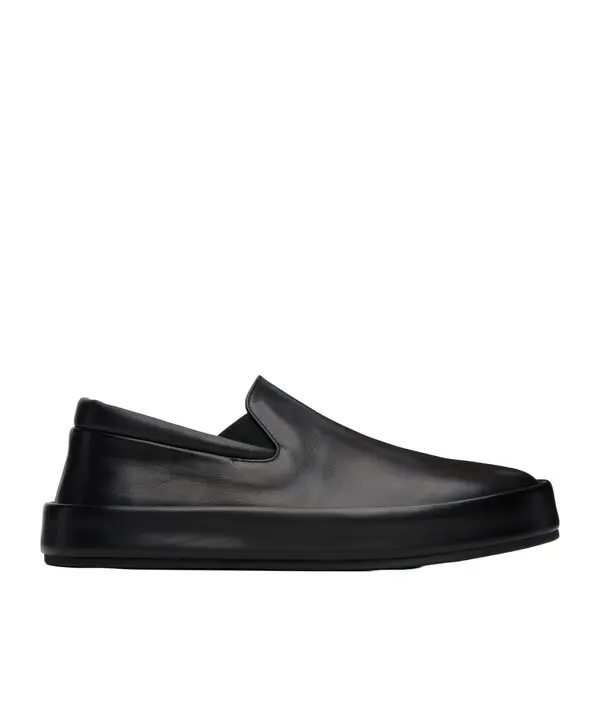 Marsèll Cassapelle Grained Leather Slip-on Sneakers