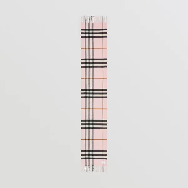 Burberry Tb Logo-print Reversible Check Scarf