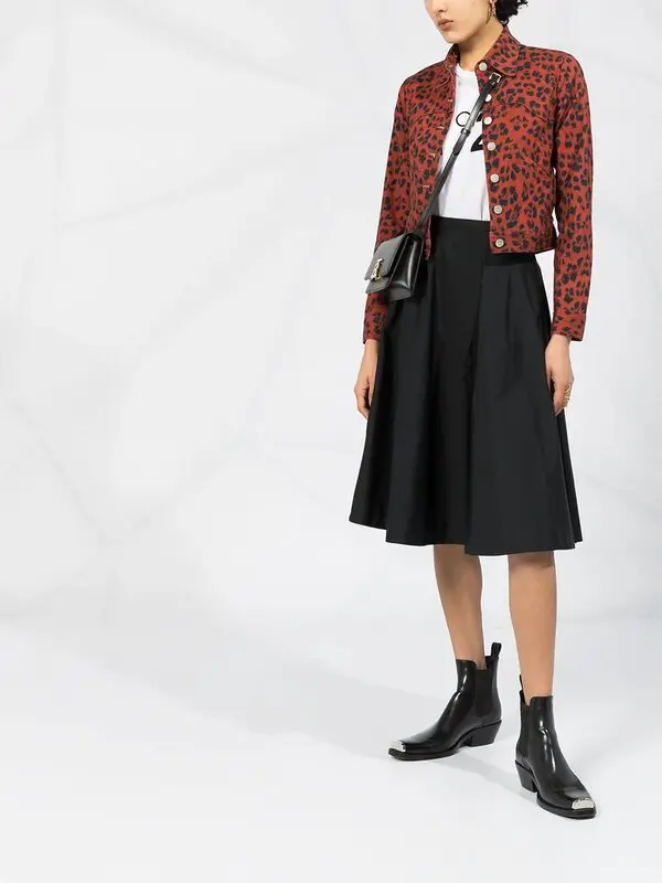 N.21 High-waisted Flared Skirt