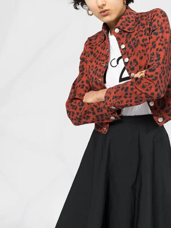 N.21 High-waisted Flared Skirt