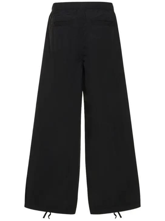 TEN C Cotton-nylon Blend Wide-leg Pants