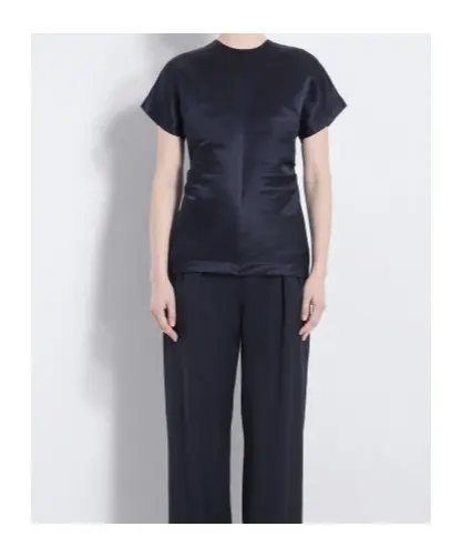 LOULOU STUDIO Silk Linen Organza Top