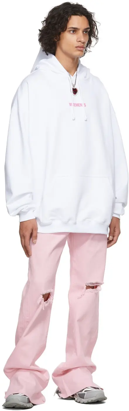 Vetements Logo-print Drawstring Hoodie