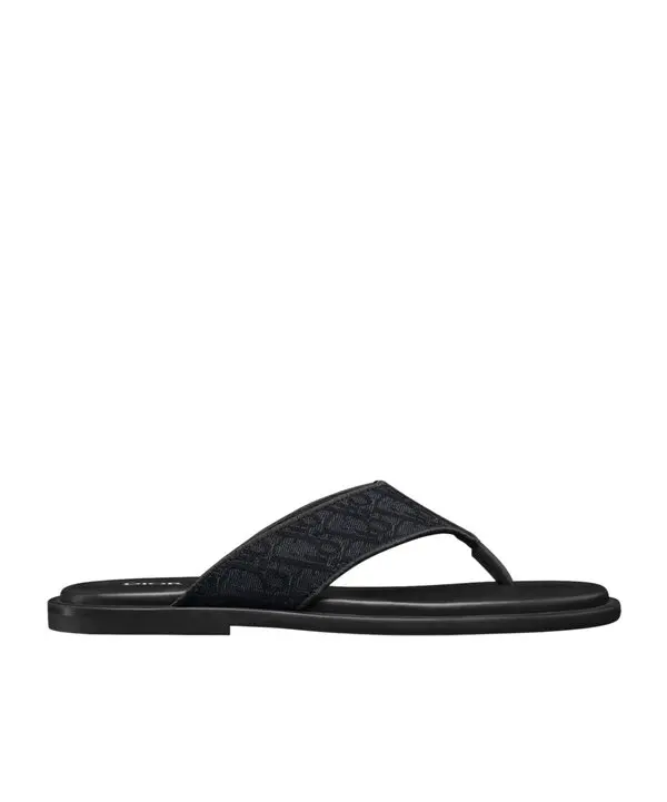 Dior Logo Jacquard Slip-on Sandals